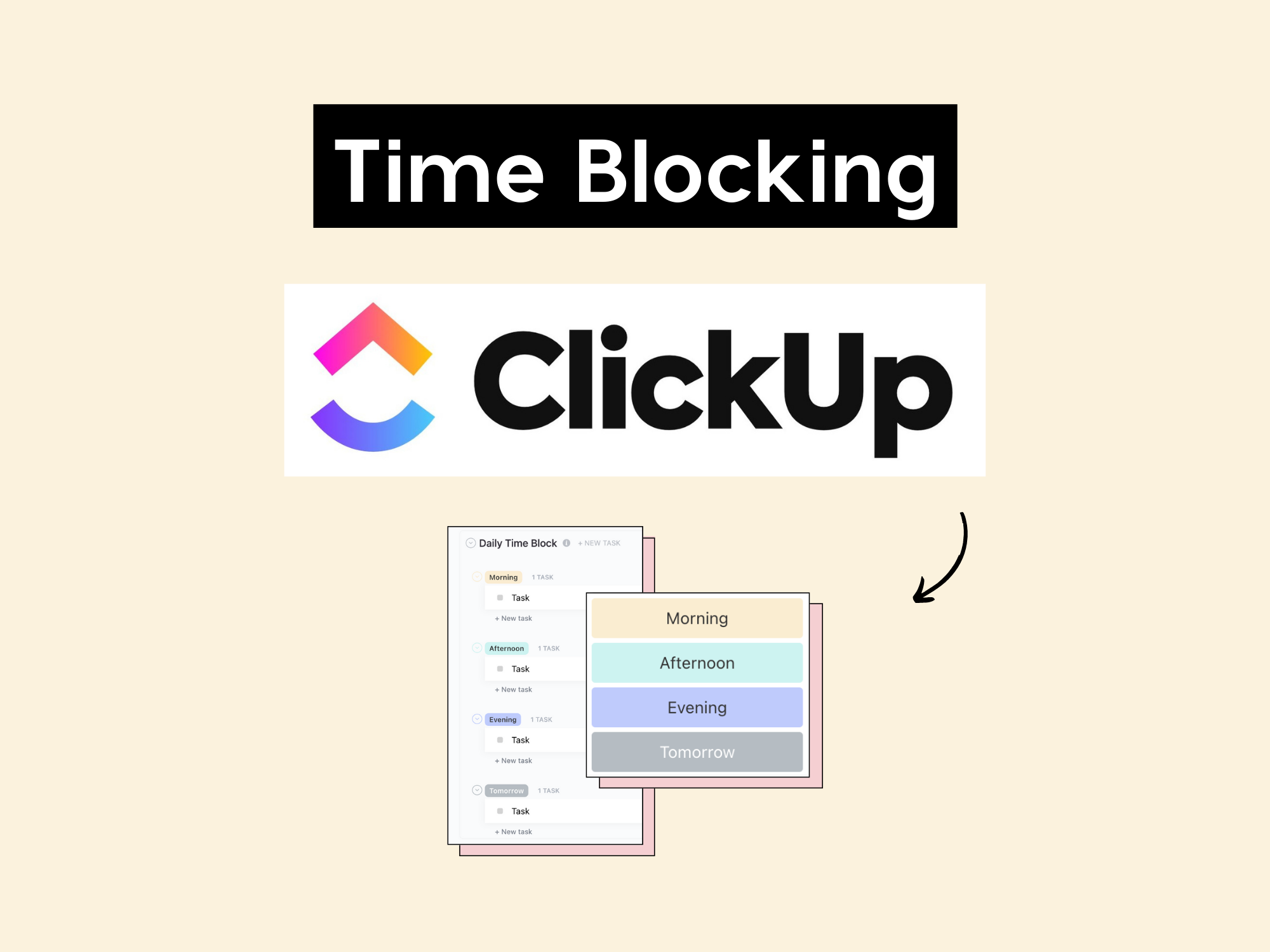 How To Use Clickup For Time Blocking Dasilva Life